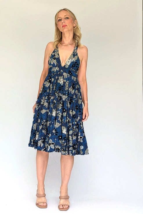 Rare 70s Ossie Clark for Radley, Celia Birtwell Print Summer Dress ...