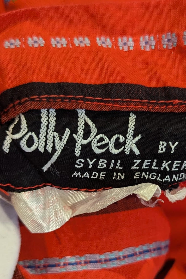 1970's Polly Peck by Sybil Zelker Embriodered Dress – Ada's Attic Vintage