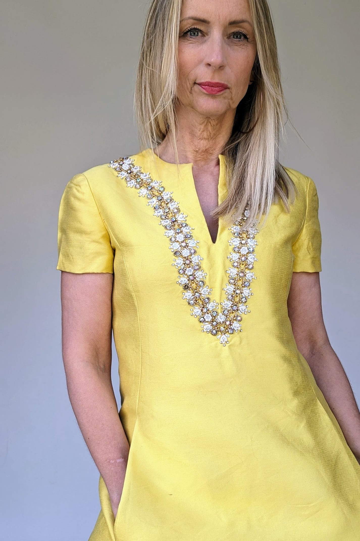 1960s Elinor Simmons for Malcolm Starr, Makoff Salt Lake City, Yellow ...